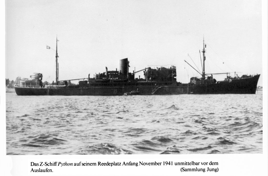7 Supply Ship Python Ships Tankers Articles Sixtant War Ii In